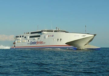 Commentaire du ferry Condor Rapide de Condor Ferries et description du ...
